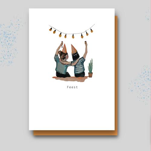 Postkaart feest | Mijnsite
