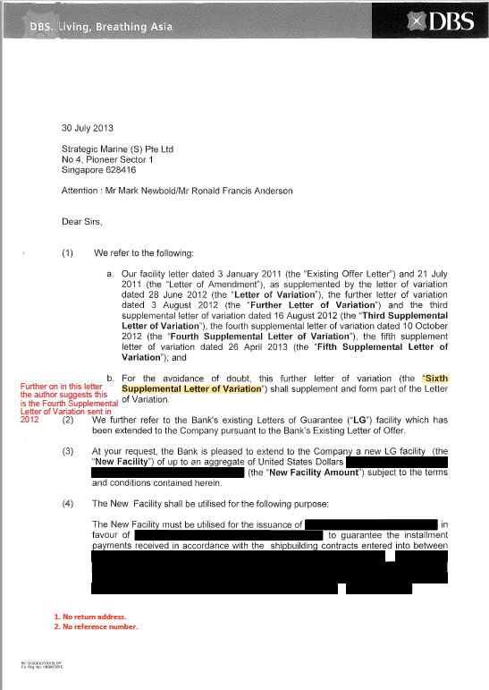 DBS LETTERS | Banking On The Truth