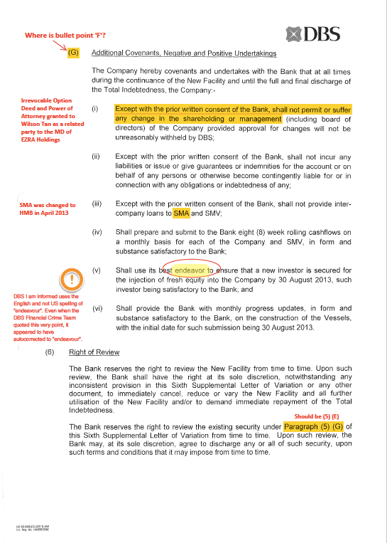 DBS LETTERS | Banking On The Truth