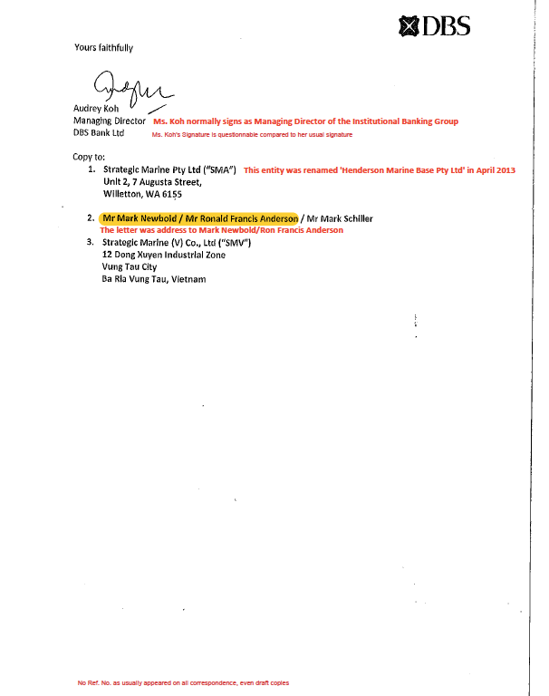 DBS LETTERS | Banking On The Truth