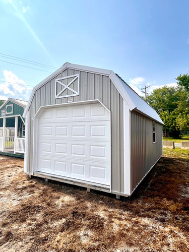 12x24 Metal Lofted Garage | Shed Mafia
