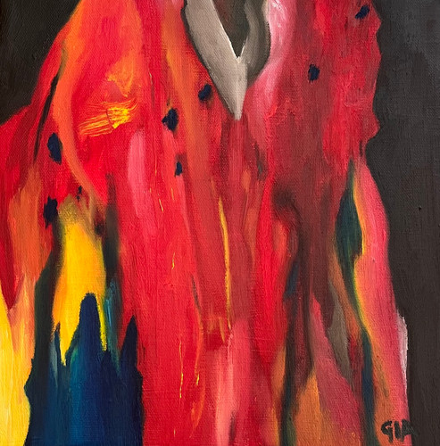 ABRIGO REAL/ROYAL COAT– Original Abstract Painting | Mysite