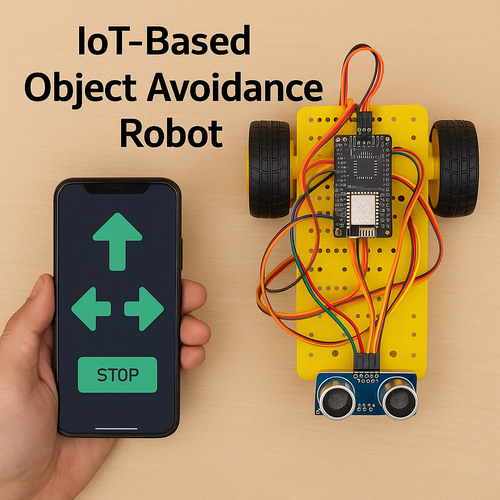 Buy IoT-Based Object Avoidance Car | LearnElectronics India