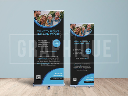 NZ Retractable Banners - RBD5 | Vida Wellness Global
