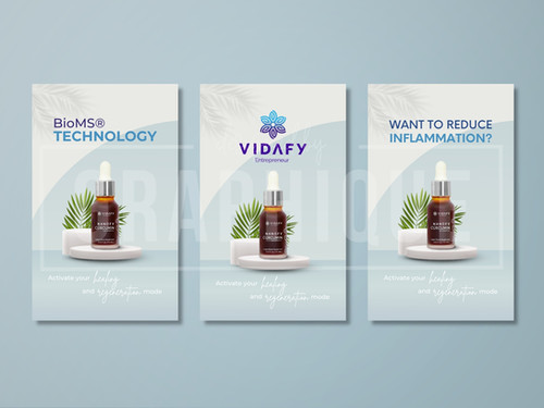 NZ Vertical Personalised Business Cards | Vida Wellness Global