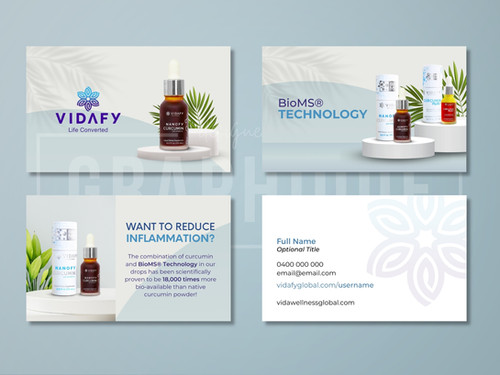 NZ Personalised Business Cards | Vida Wellness Global