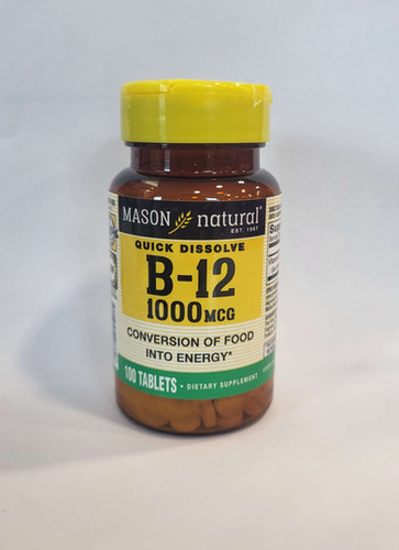 Mason natural B-12 1000mcg quick dissolve 100 tabs | Haven Farmers Pharmacy