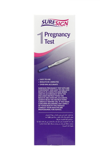 Suresign pregnancy test 1 test | Haven Farmers Pharmacy