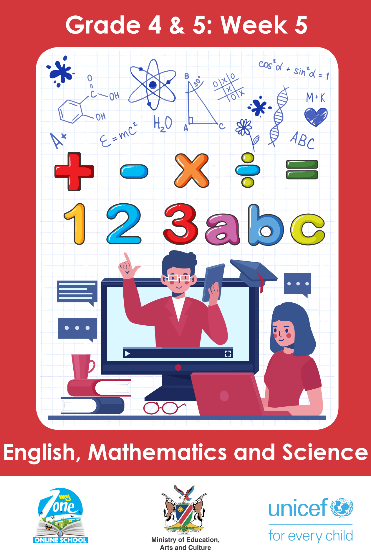 English, Mathematics and Science 5
