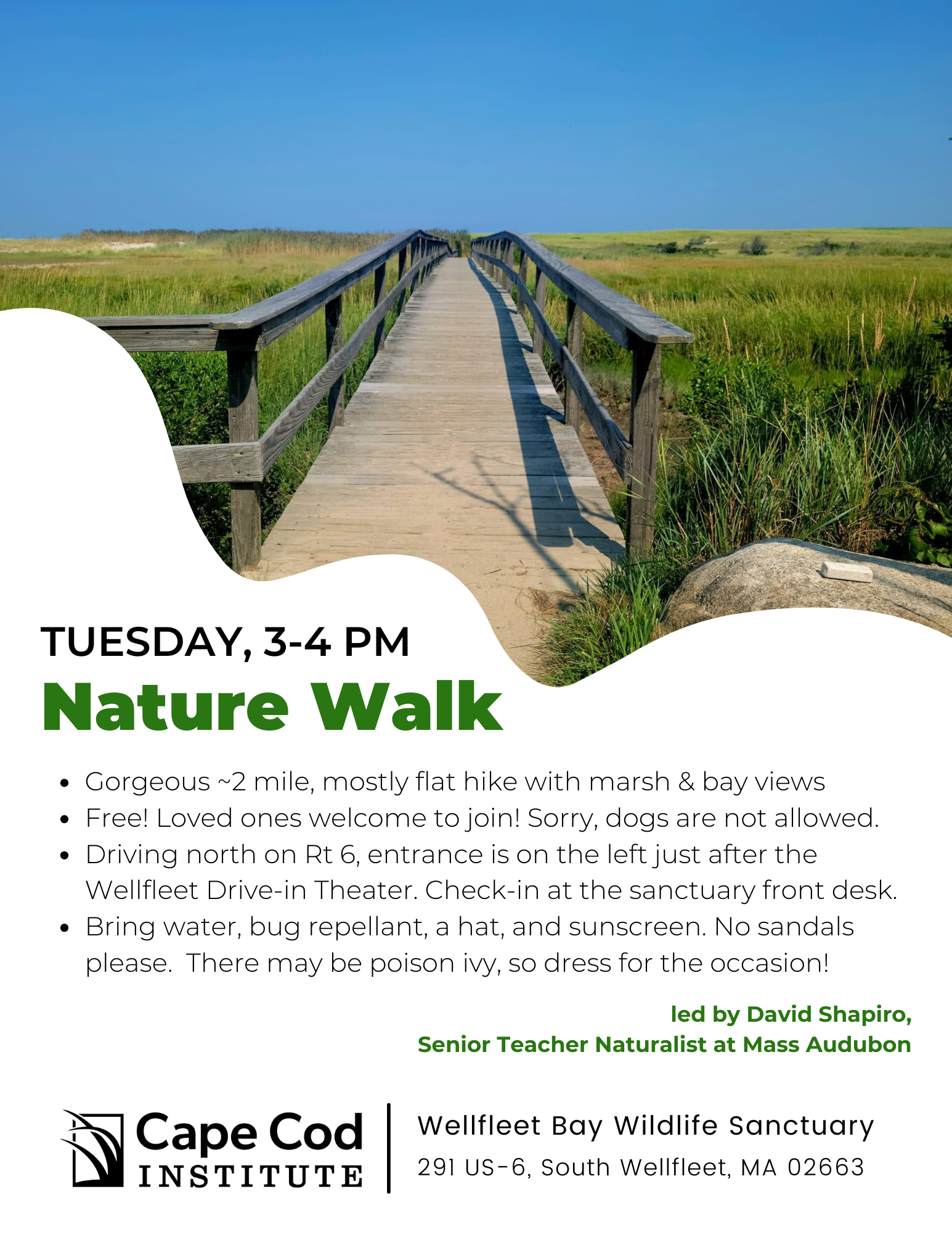 RECREATION & OPTIONAL EVENTS | Cape Cod Institute