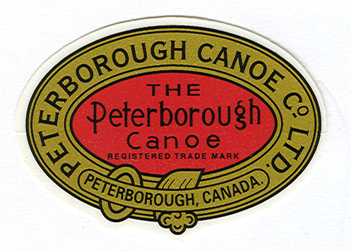 Peterborough Canoe Company Deck Decal | WoodenCanoeHeritage