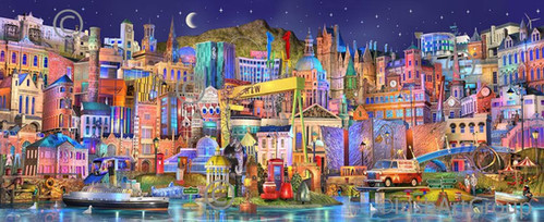 Keith Drury Print: Belfast Cove | PortstewARTGalleries