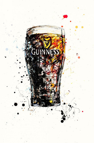 Kathryn Callaghan Print: Guinness | PortstewARTGalleries