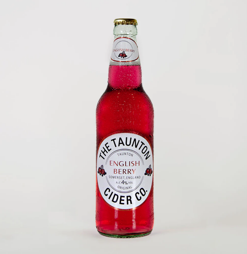 Taunton English Berry Cider 12 x 500ml Bottles | Heritage Cider