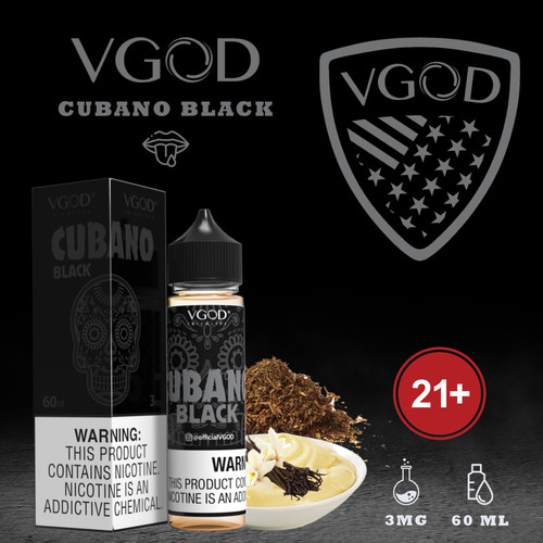 VGOD CUBANO BLACK 60ML | Smartvapeofficial