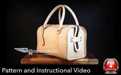 Bag Pattern - Leather DIY - Pdf Download - Weekender Bag - Video ...