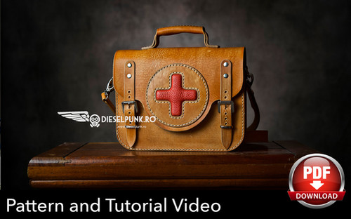 Leather Bag Pattern - Messenger Bag DIY - Pdf Download - Leather ...