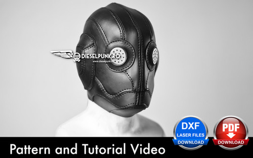 The Dieselpunk Alien Mask Pattern - DIY Mask - Pdf Download - Video ...
