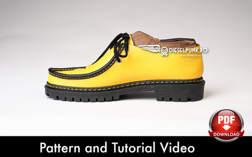 Moccasins Pattern - Shoe Templates - Leather DIY - Pdf Download - Video ...