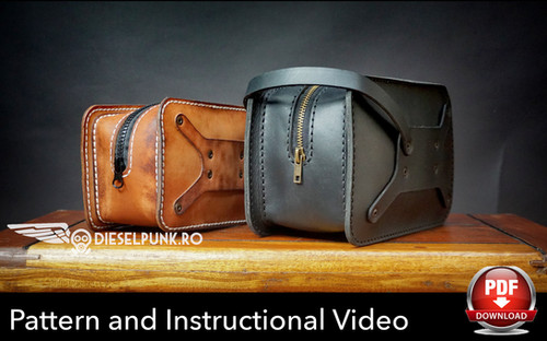 Dopp Kit Pattern - Toiletry Bag Pattern - Leather DIY - Pdf Download ...