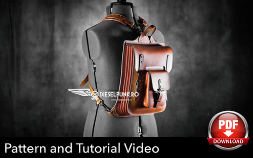 The Alpha Backpack Pattern - Leather DIY - Pdf Download - Video ...