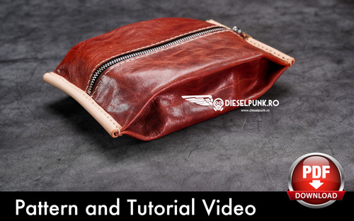 Pouch Pattern with Zipper | Leather Patterns