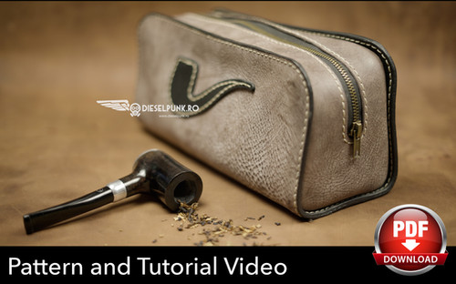 Dopp Kit Pattern - Toiletry Bag Pattern - Leather DIY - Pdf Download ...