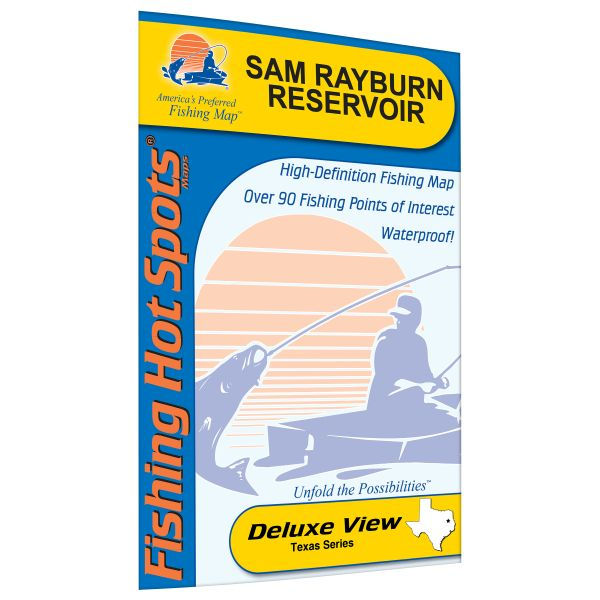 Sam Rayburn Reservoir Fishing Map | The WoW Factor