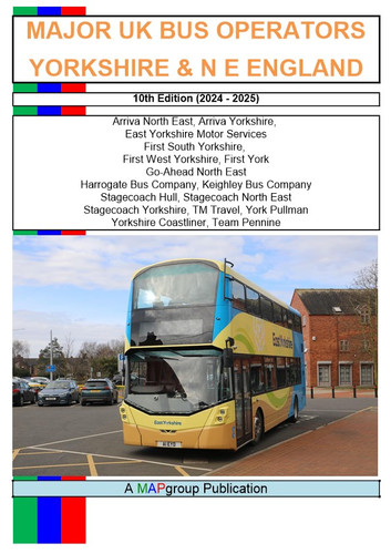 MAJOR UK BUS OPERATORS - YORKSHIRE & N E ENGLAND | mapgroup