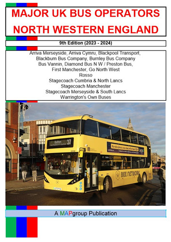 MAJOR UK BUS OPERATORS - N W ENGLAND & NORTH WALES | mapgroup