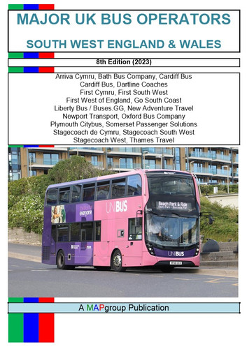 MAJOR UK BUS OPERATORS - S W ENGLAND & WALES | mapgroup