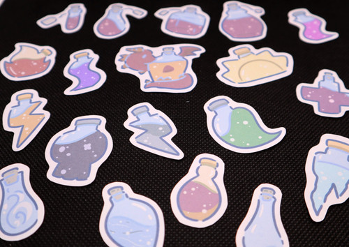 Potion Sticker Collection | Silver Dice Society