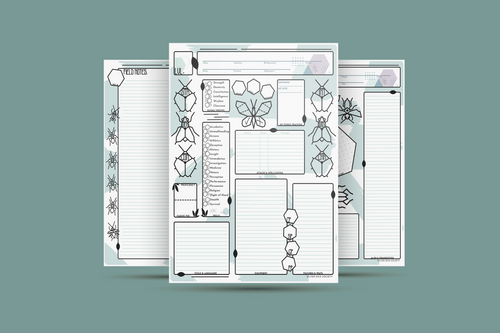 Insect 5e Character Sheet Download | Silver Dice Society