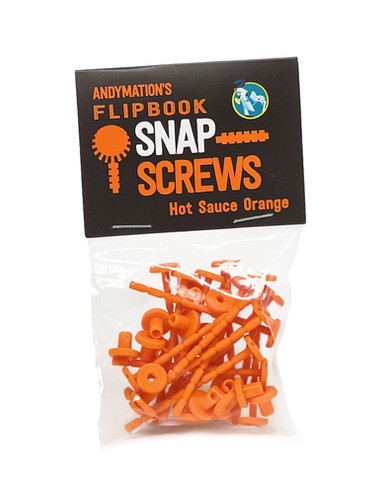 Snap Screws -Orange | Andymation new site