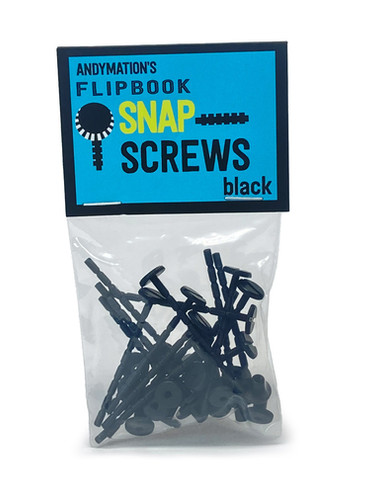 Snap Screws - Black | Andymation new site