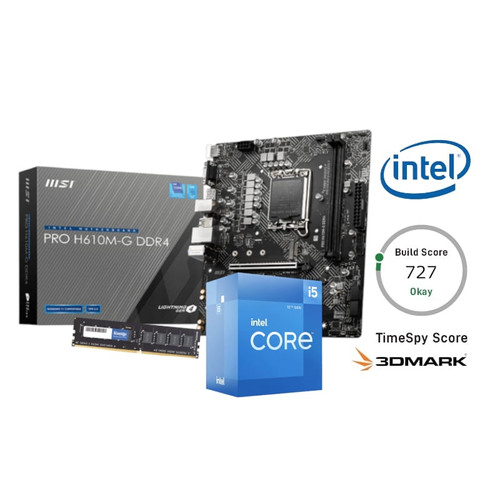 PCBuilder Intel Core i5-12400 LEVEL UP Core Upgrade Kit | The Gpu Shop