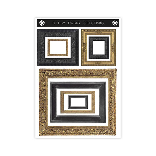 Lots of Vintage Frames | Dilly Dally Stickers