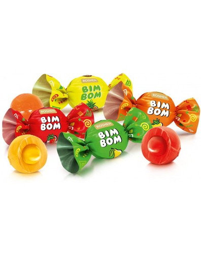 ROSHEN Bim Bom Candies With Sweet Fruit Filling - 250g | Beryozka Food Shop