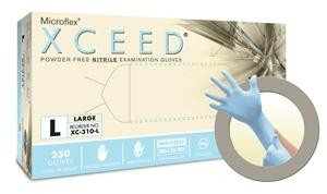 Microflex XCEED® Powder Free Nitrile Exam Gloves (MF-XC-310-XS/S/M/L/XL ...