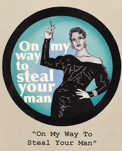 "On My Way To Steal Your Man" Sticker | The Cozy Little Mons
