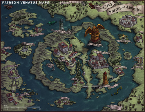 City States of Aetolia | Venatus Maps