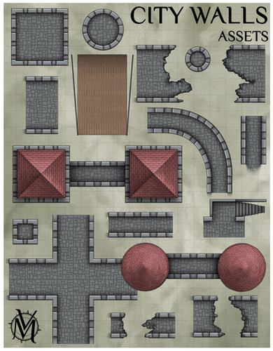 City Walls Assets | Venatus Maps