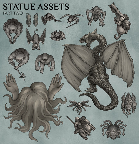 Statue Assets pt.2 | Venatus Maps
