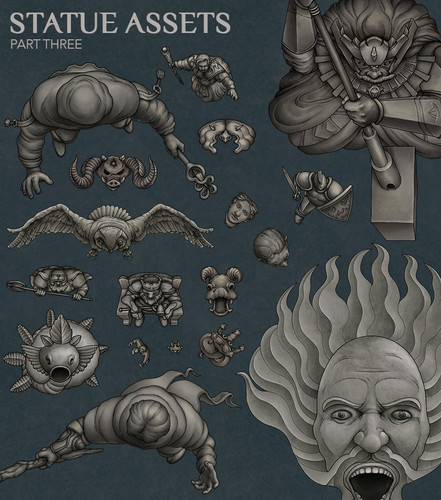 Statue Assets pt.3 | Venatus Maps