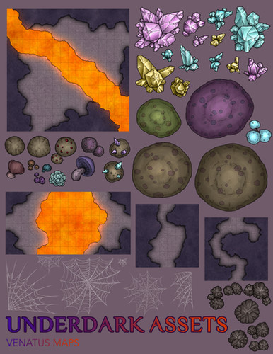 Underdark Assets pt.1 | Venatus Maps