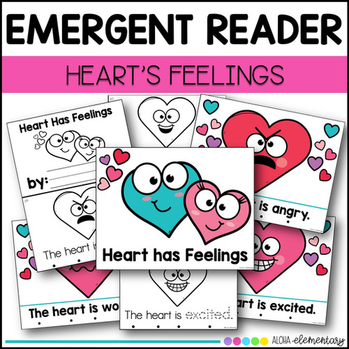 Heart Has Feelings Counting Emergent Reader | Aloha Resources