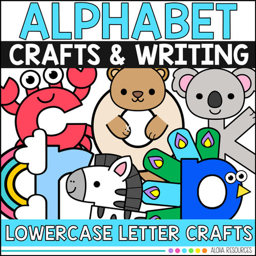 26 Lowercase Alphabet Crafts | Aloha Resources