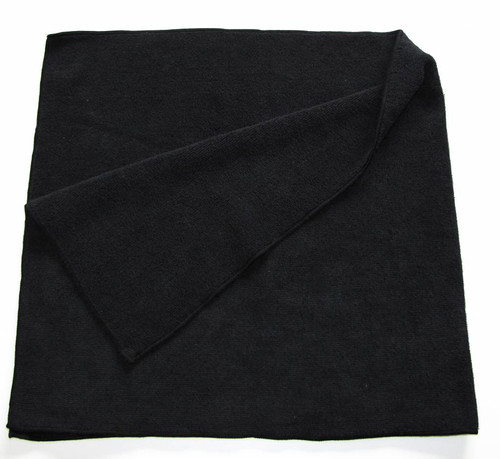 Large microfibre cleaning cloth black 40 x 85 cm | naviwax