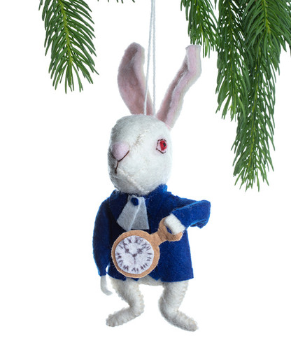 White Rabbit Ornament | The Silk Road Bazaar