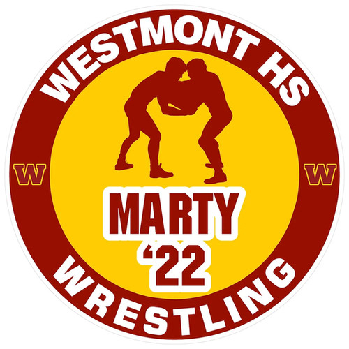 WHS Wrestling Yard Sign | Just Peachy Prints